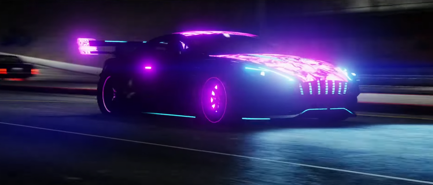 Aston Martin Vanquish Custom Glow Livery & Scissor Doors | CUSTOM ENGI ...