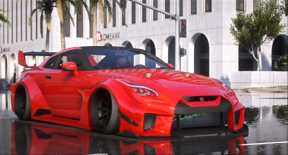 Nissan GTR R35 LB | CUSTOM ENGINE SOUND – FiveM Autos